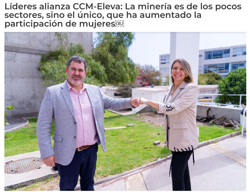 Entrevista Minería y Futuro a alianza CCM-Eleva: "La minería es de los pocos sectores que ha ...